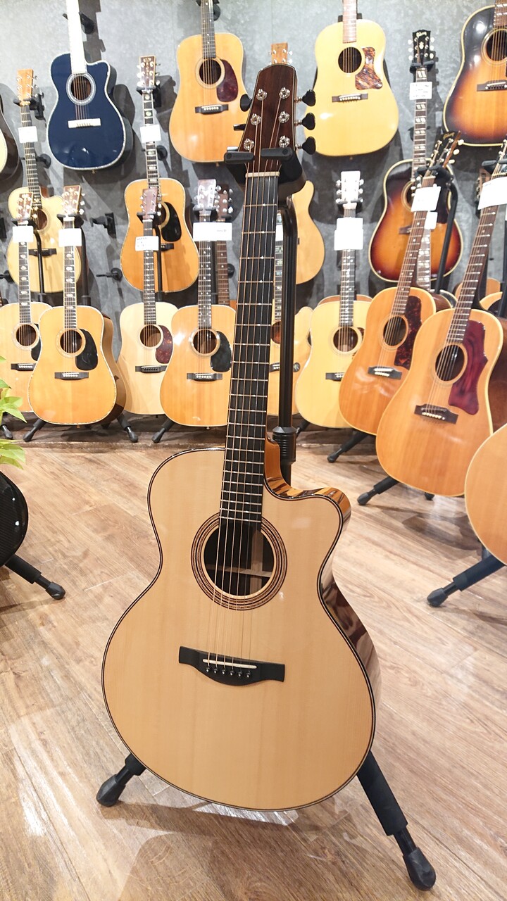 Ed Claxton EM Cutaway（2005）＆(2008?）【試奏レビュー】 : 木の温もりを鉄弦にのせて