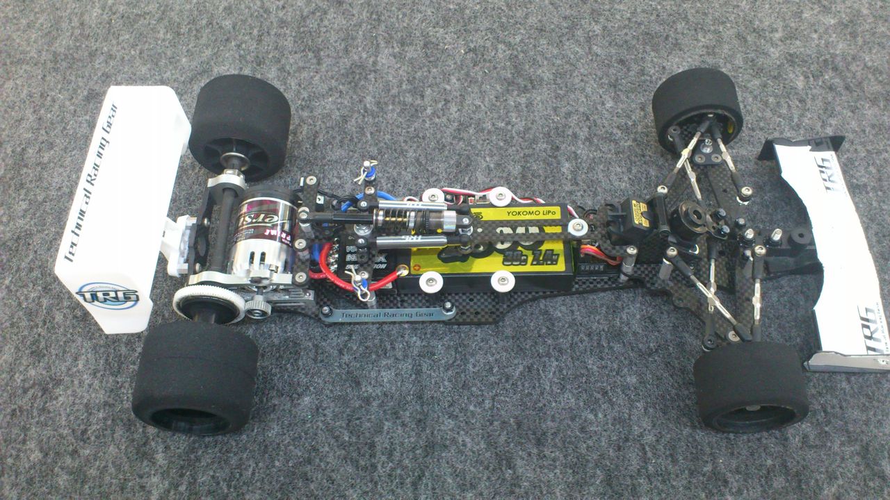 RC F1 TRG team blog:田村英樹選手 TRG112最終プロトチェック