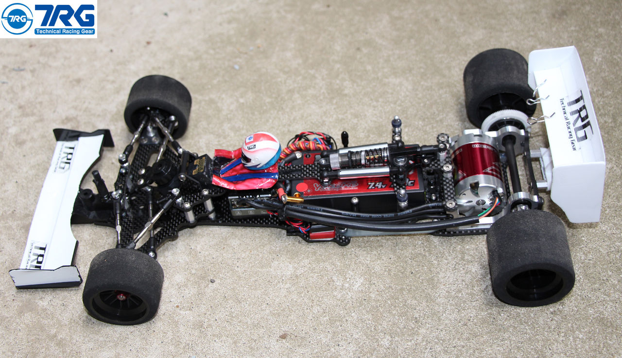 RC F1 TRG team blog:ショートLipo バッテリー使用時のメカレイアウト例