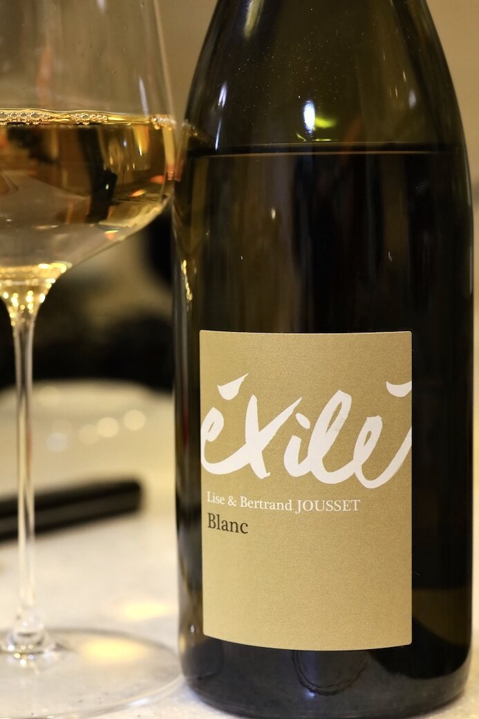 Vin de France Exile Blanc 2019 Lise & Bertrant Jousset : 徒然わいん