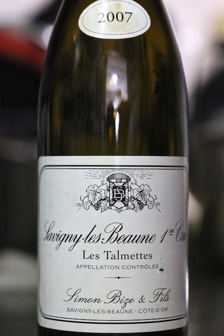 Savigny-les-Beaune 1er Cru Les Talmettes 2007 Simon Bize : 徒然わいん