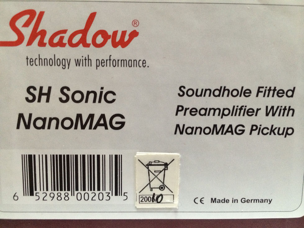 ぼちぼちでんなぁ:Shadow Nanomag ピックアップを取り付けたのである