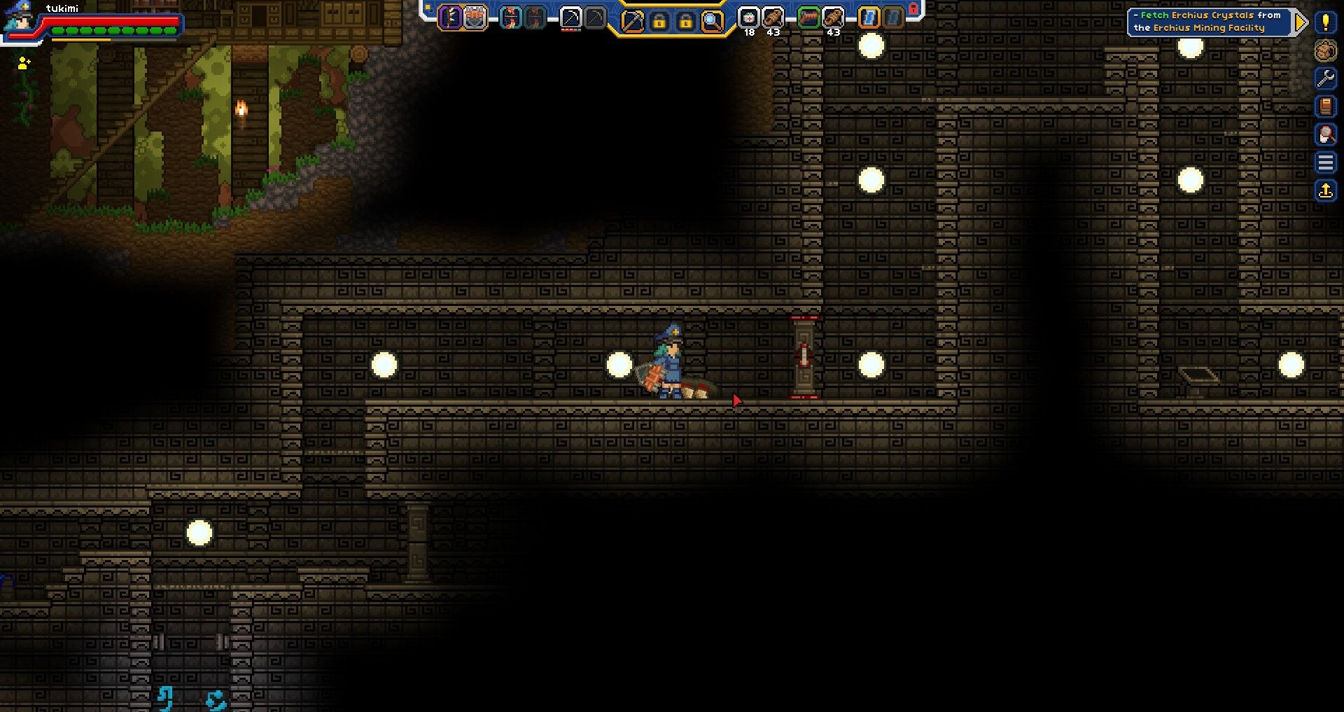 チュートリアル攻略 Part2（Dark Caven攻略）/Starbound FU(Frackin' Universe) : tukimiのblog