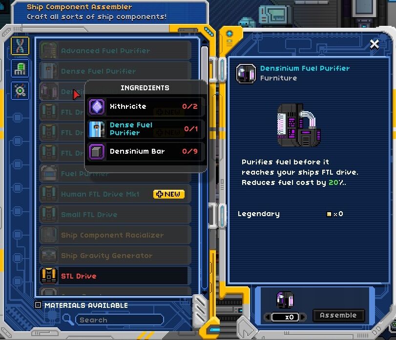 BYOS船の仕様,設備/Starbound FU (Frackin' Universe) : tukimiのblog