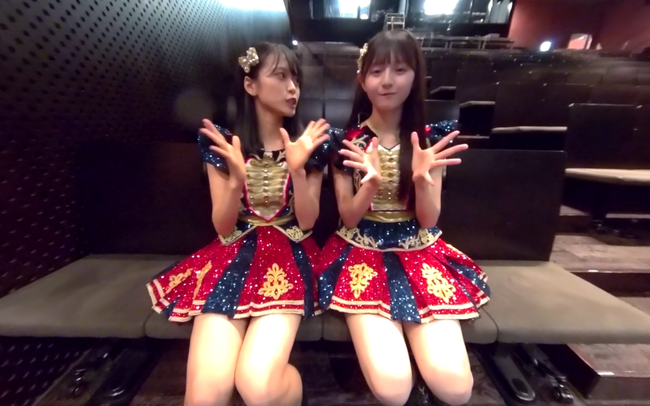 【激エロ】VR SQUAREさん、AKB48 若手美人コンビ 太ももを激写！！！新井彩永×久保姫菜乃【18期研究生さえちゃん・ちゃんひな】 : アイドルまとめ備忘録