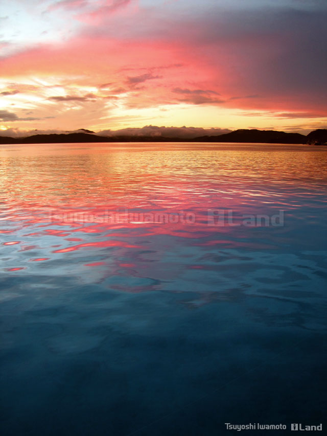 Sunset of Oshima Strait｜TundieBlog