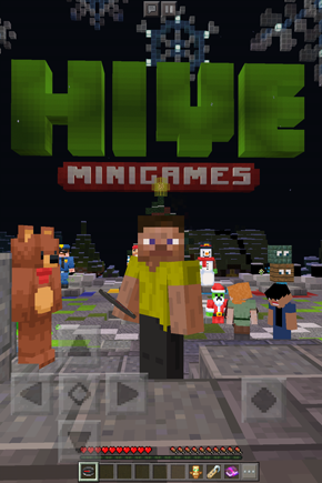 横持ちしたBlackBerry Key2(LE)のキーボードでマイクラを操作する Minecraft blackberry マイクラ