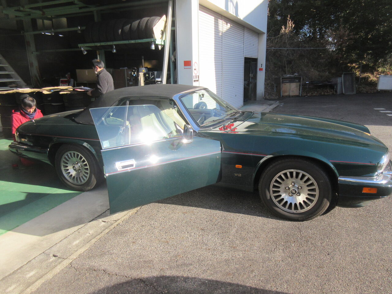 鶴田の部屋ブログ:ジャガー XJSコンバーチブル V12 6L 車検整備で入庫 - livedoor Blog（ブログ）