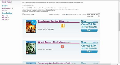 「Assassin's Creed III」と「Ghost Recon」新作がPSVitaで発売!? : ~Seventh Heaven~