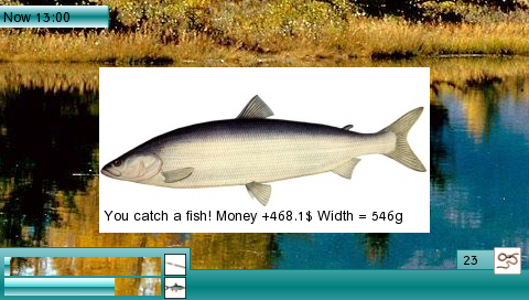 PSP自作ゲーム 「Fishing v.1.2.3」 : ~Seventh Heaven~