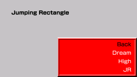 PSP自作ゲーム 「Jumping Rectangle」 : ~Seventh Heaven~