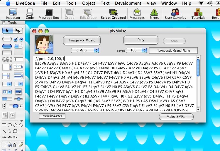 pixMusic -livecode : udi's blog
