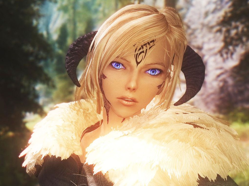 【蒼天FF14】とあるユーザーが「Skyrim」のMODで作成したアウラが美しい・・・【画像有】｜馬鳥速報