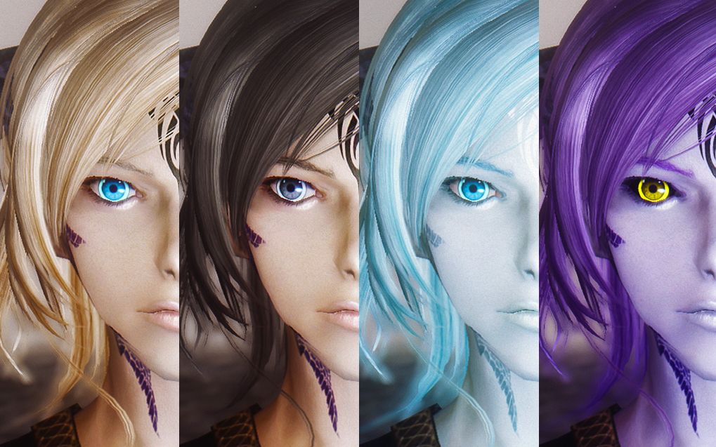 【蒼天FF14】とあるユーザーが「Skyrim」のMODで作成したアウラが美しい・・・【画像有】｜馬鳥速報