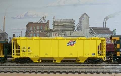 Covered Hopper(22)：PS2SD 2893 3-Bay : up1853のblog HOアメリカ型