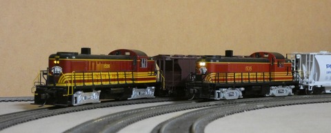 寸描396 ALCO RS-3 B&M#1535／#1536 : up1853のblog HOアメリカ型
