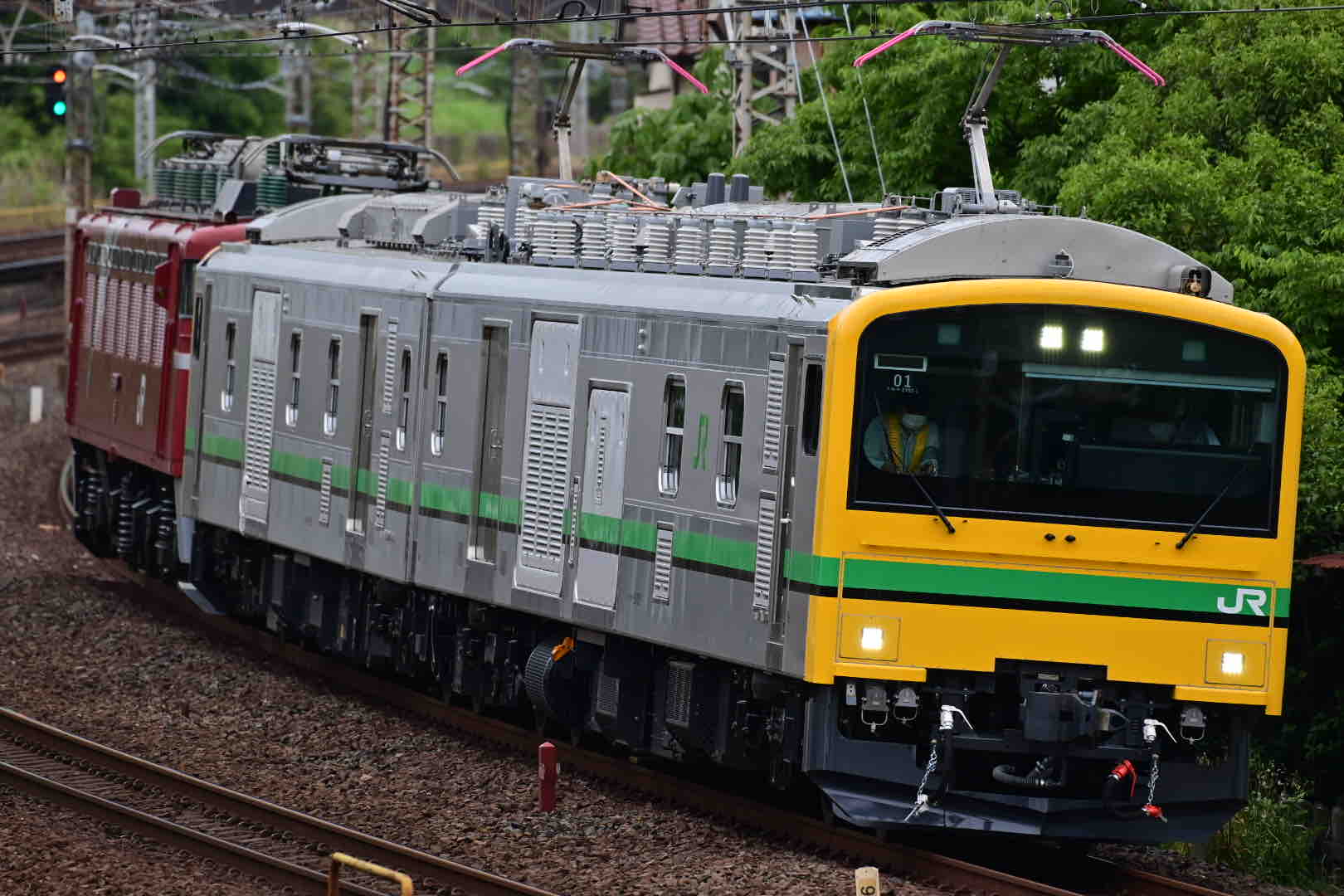 5/11 E493系+EF81 98 試運転 : ワラ鉄2