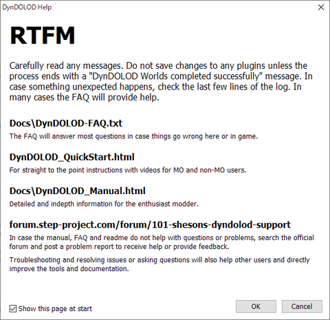 DynDOLODの導入方法 : MOD de 日々邁進Skyrim