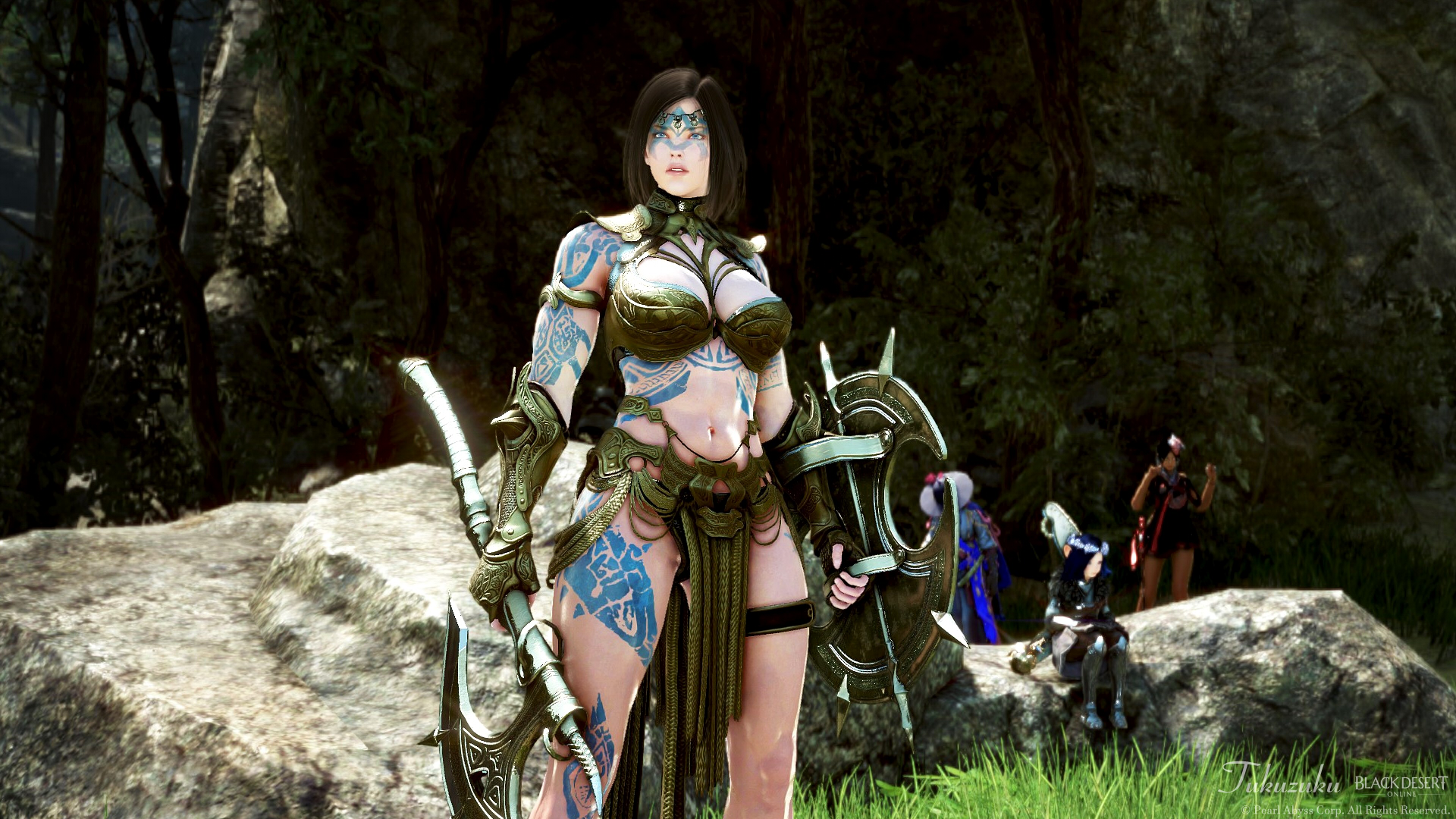 【黒い砂漠】ScreenShotsと【BLESS Unleashed】のマスク : Valkyrie