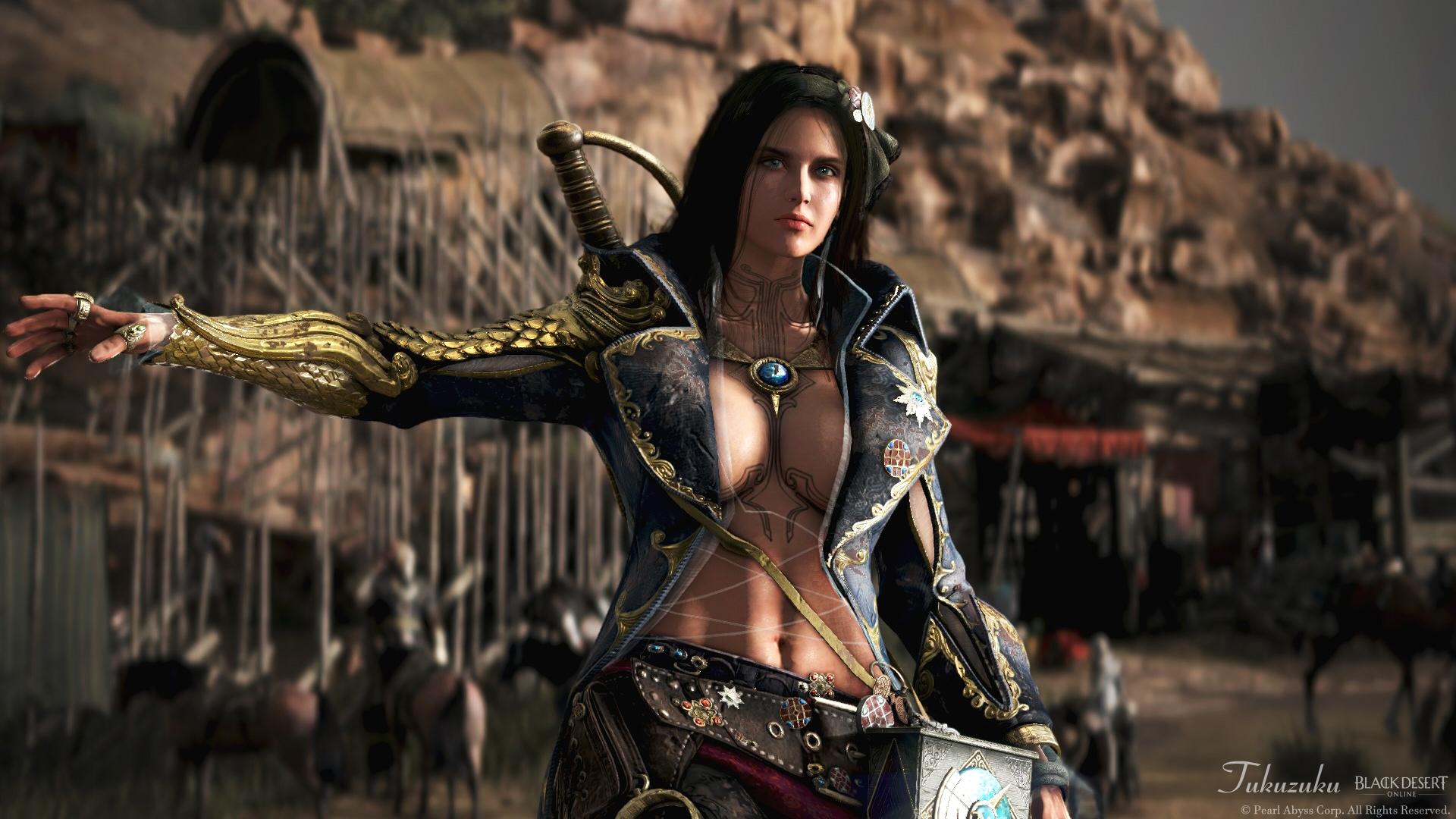 【黒い砂漠】ScreenShotsと【BLESS Unleashed】のマスク : Valkyrie