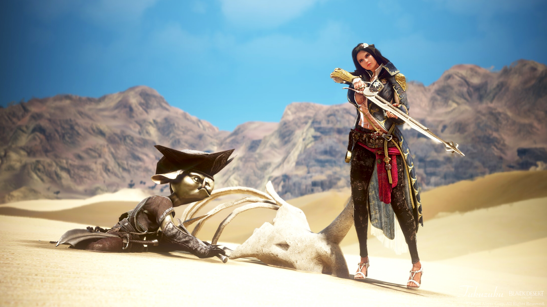 【黒い砂漠】ScreenShotsと【BLESS Unleashed】のマスク : Valkyrie