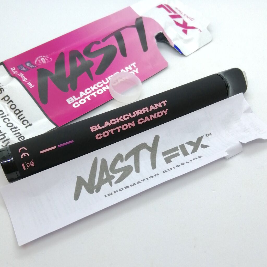 Nasty Fix Blackcurrant Cotton Candyレビュー : vapevape
