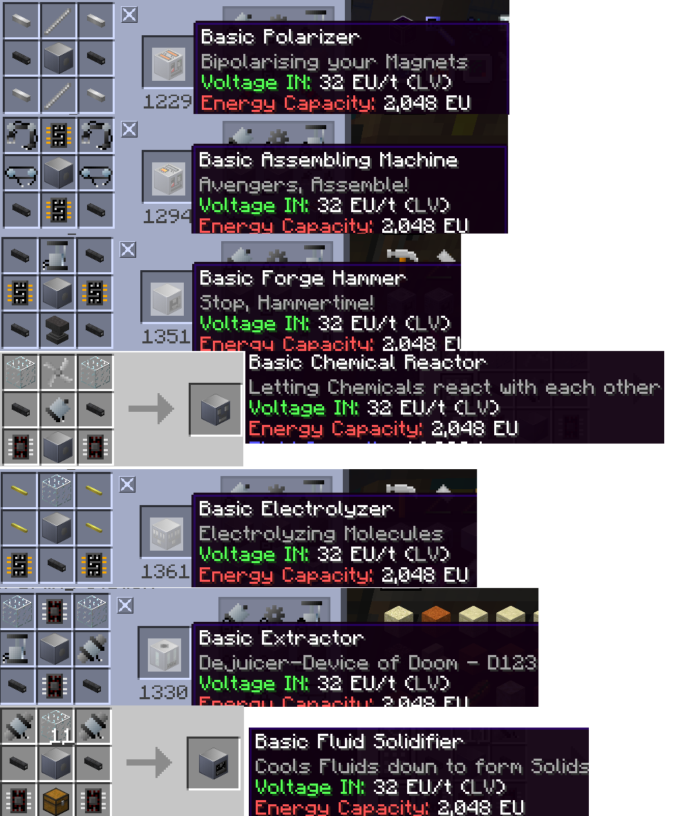 Retrogregtive ～色んなGregtechでまったり遊ぶ～:【GregtechCEu】電気高炉とPyrolyse Ovenの配備