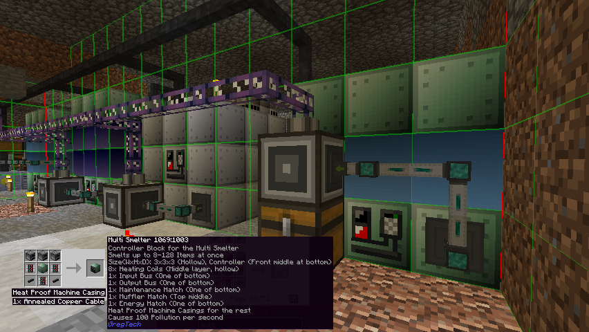 Retrogregtive ～色んなGregtechでまったり遊ぶ～:【Gregtech5】IC2農場の拡大・核融合炉建造に向けた準備