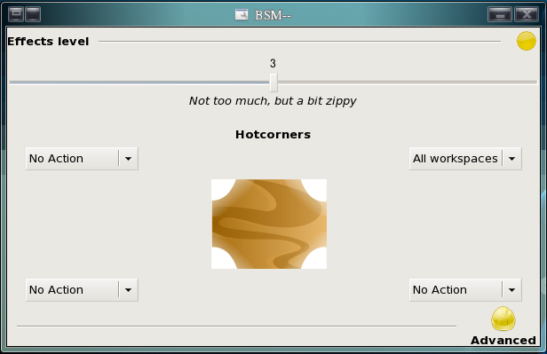 独学Linux : シンプルなBeryl Settings Manager