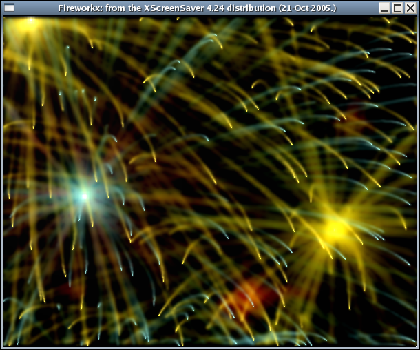 独学Linux : FedoraCore5のスクリーンセーバー！