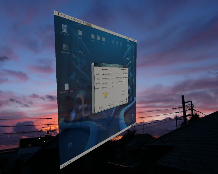 独学Linux : シンプルなBeryl Settings Manager