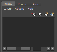 [MAYA]Display Layer Editorを使ってみる : ツールのボタンぜんぶ押す