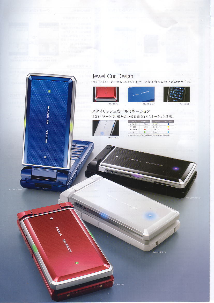 SH903iのカタログ : MOBILEDATABANK
