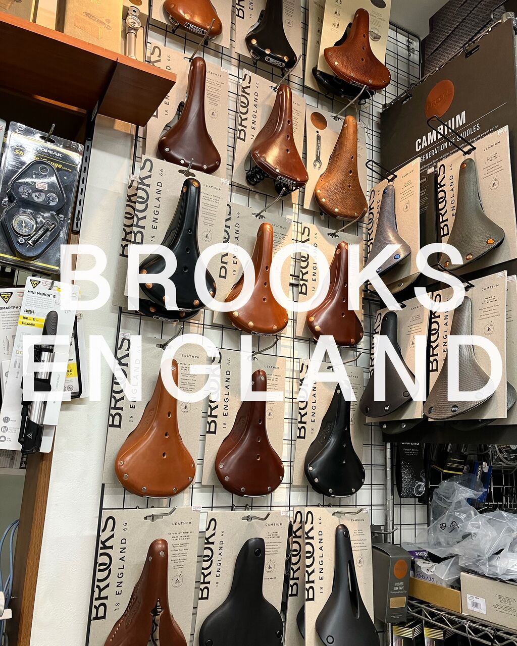 BROOKS レザーサドル入荷しています : wadacycle news