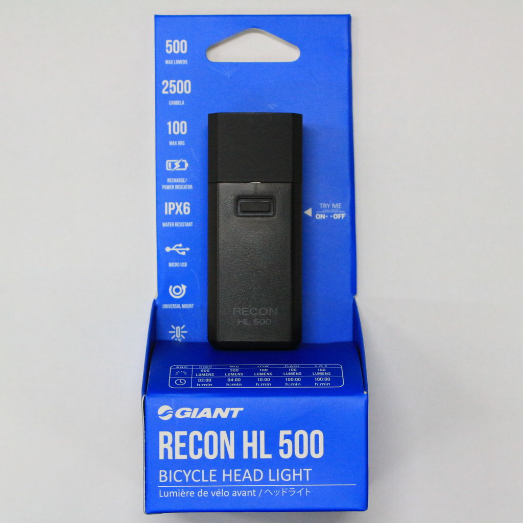 [豪雨も安心]RECON HL 500 LEDライト入荷[500ルーメン] : wadacycle news