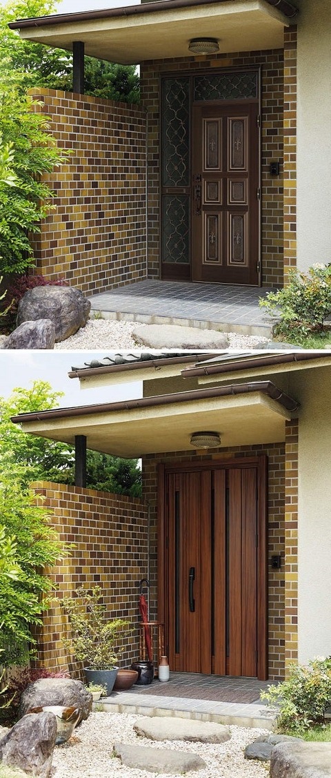 断熱玄関ドア／YKKAP ドアリモ（断熱玄関ドア取替）富山県射水市～玄関ドア修理、断熱玄関ドア交換～ : 鍵店 アルミ建材和田