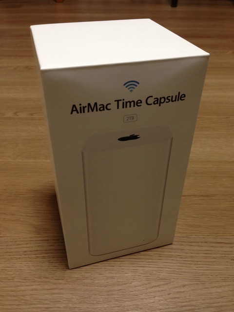 AirMac Time Capsuleを設定（開梱編） : mac beginner