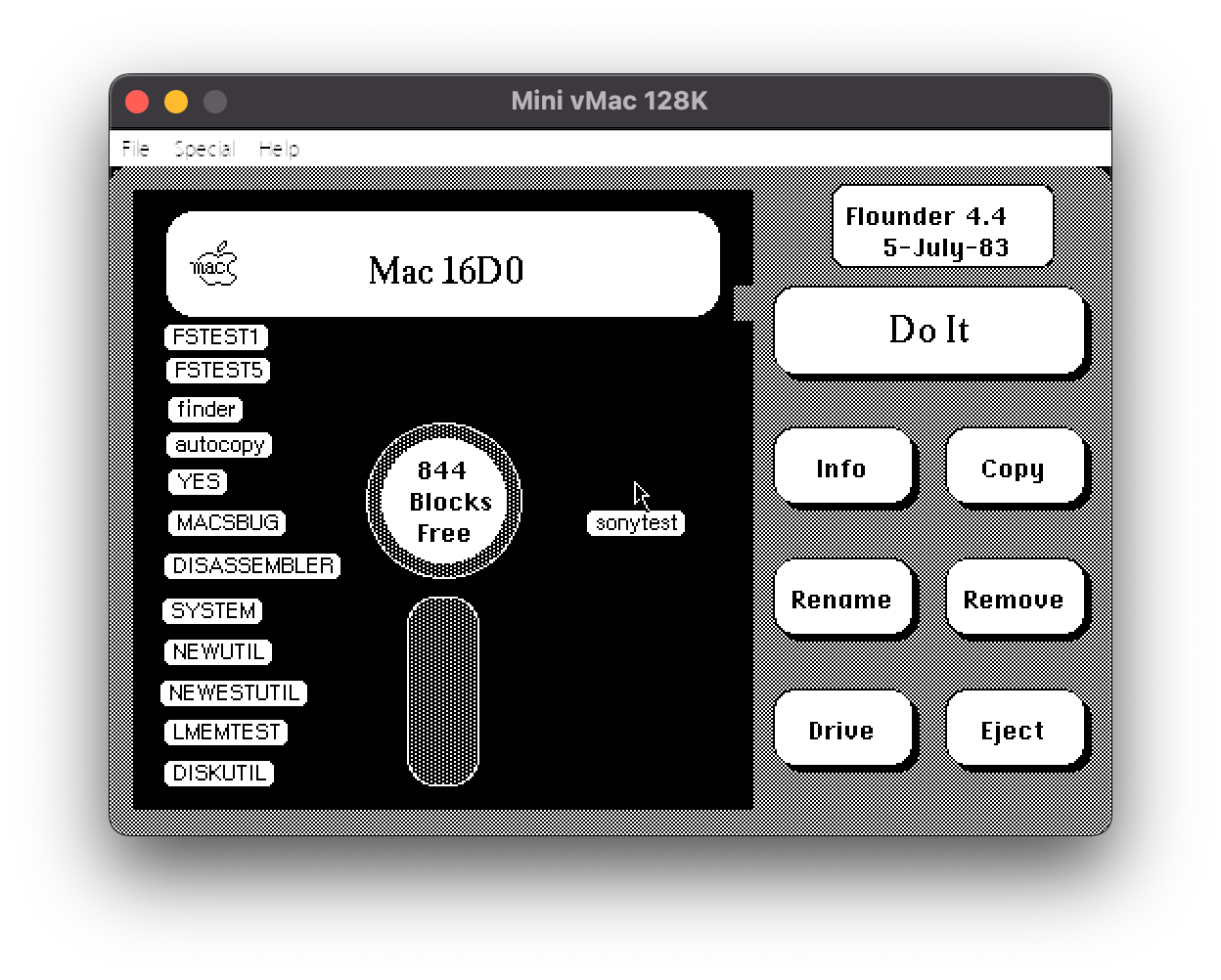 エミュレーションのいろは⑦〜Mini vMac~ : Waltz麻呂の雑記帳