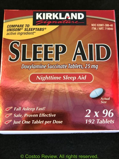 Costco Review コストコレビュー : 【アメリカのコストコ】Sleep Aid 96ct.×2箱