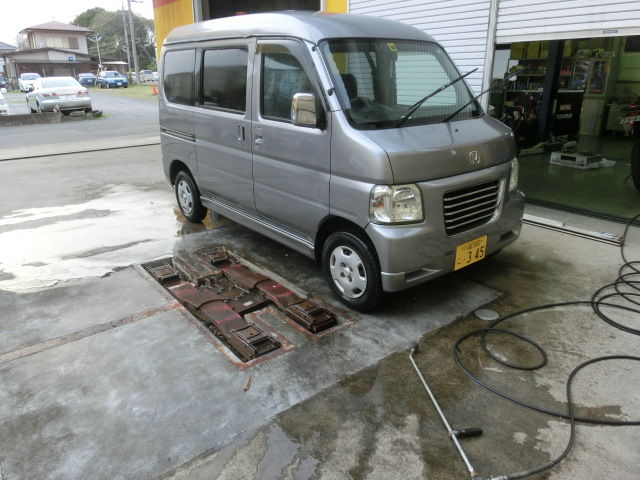WEED DRIVE : HM4 ホビオ 車検準備
