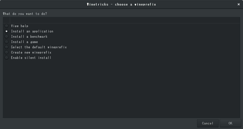 wineをまともに動くようにする（winetricks） : Linuxは日常使用に耐えるのか？