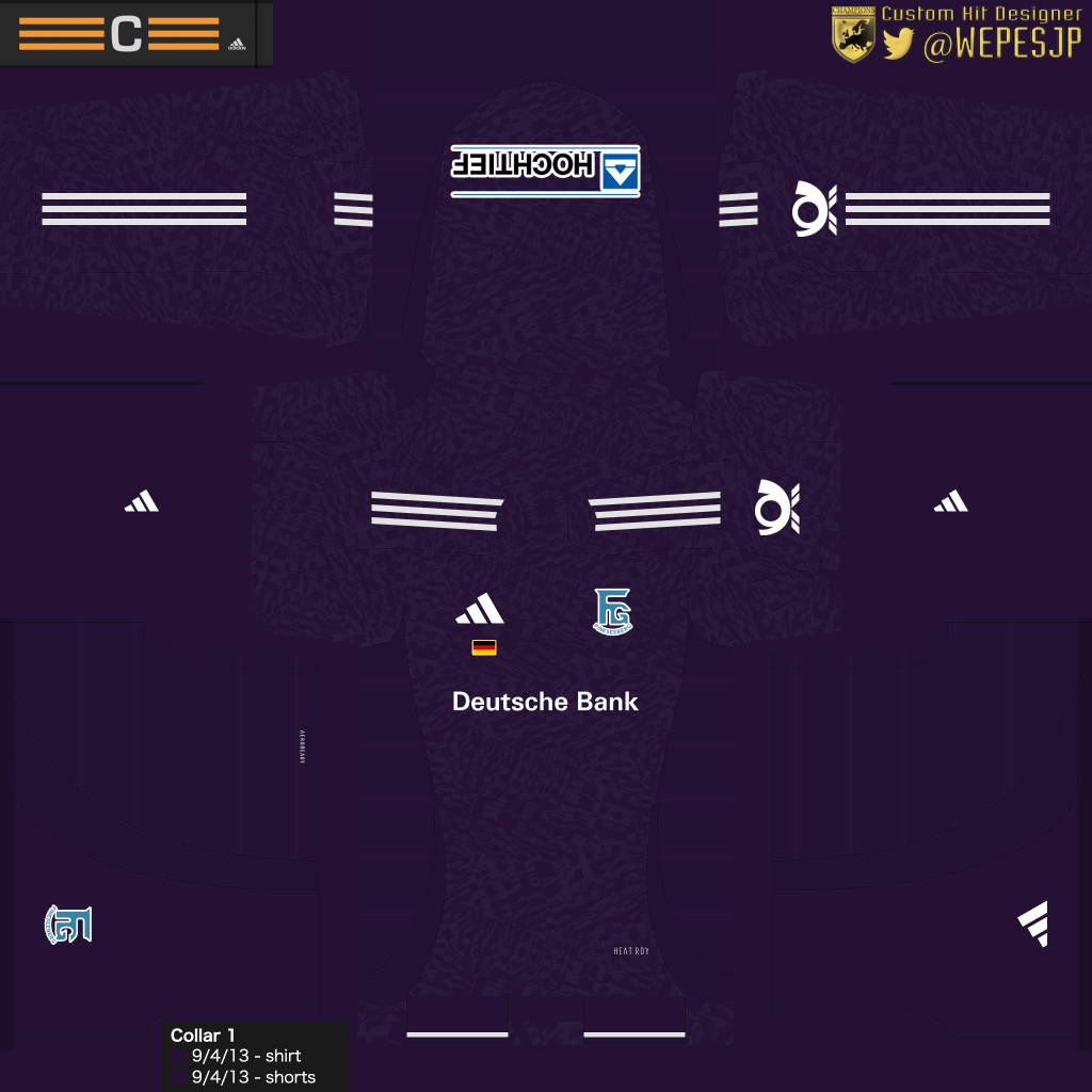 ファインゼーベルクのユニフォームデータ／eFootball ウイニングイレブン : WEPESJPのeFootball/ウイイレnote🎮