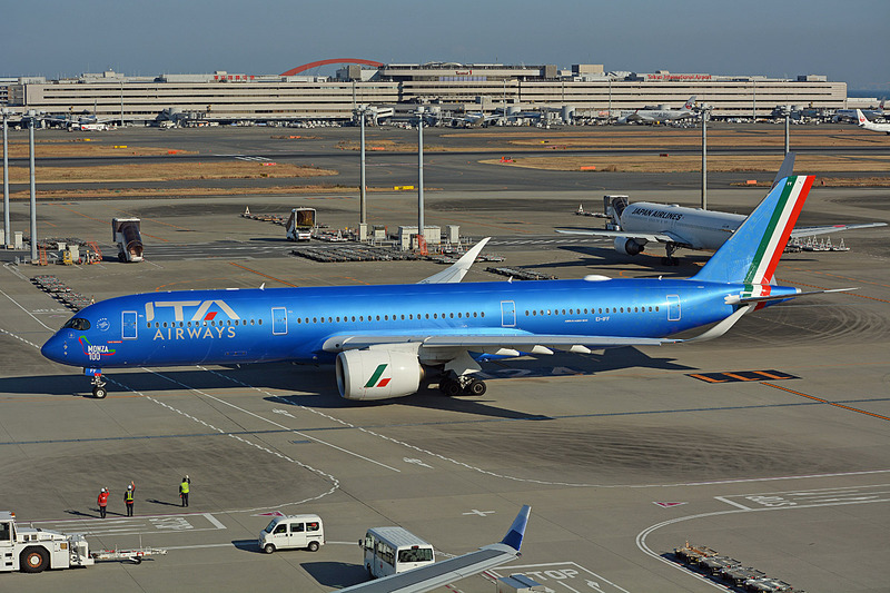 EI-IFF A350-900 ITA Airways (MONZA 100) : Airplane and Weather Diary