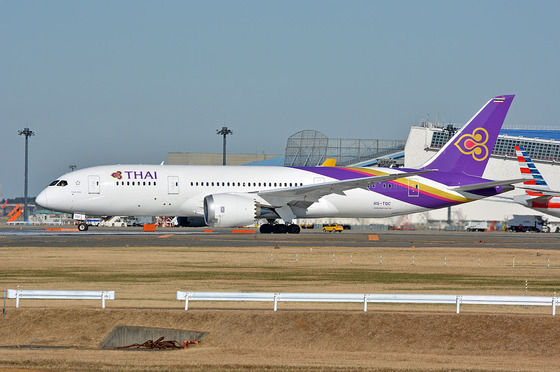 B787-8 Thai Airways International @RJAA : Airplane and Weather Diary