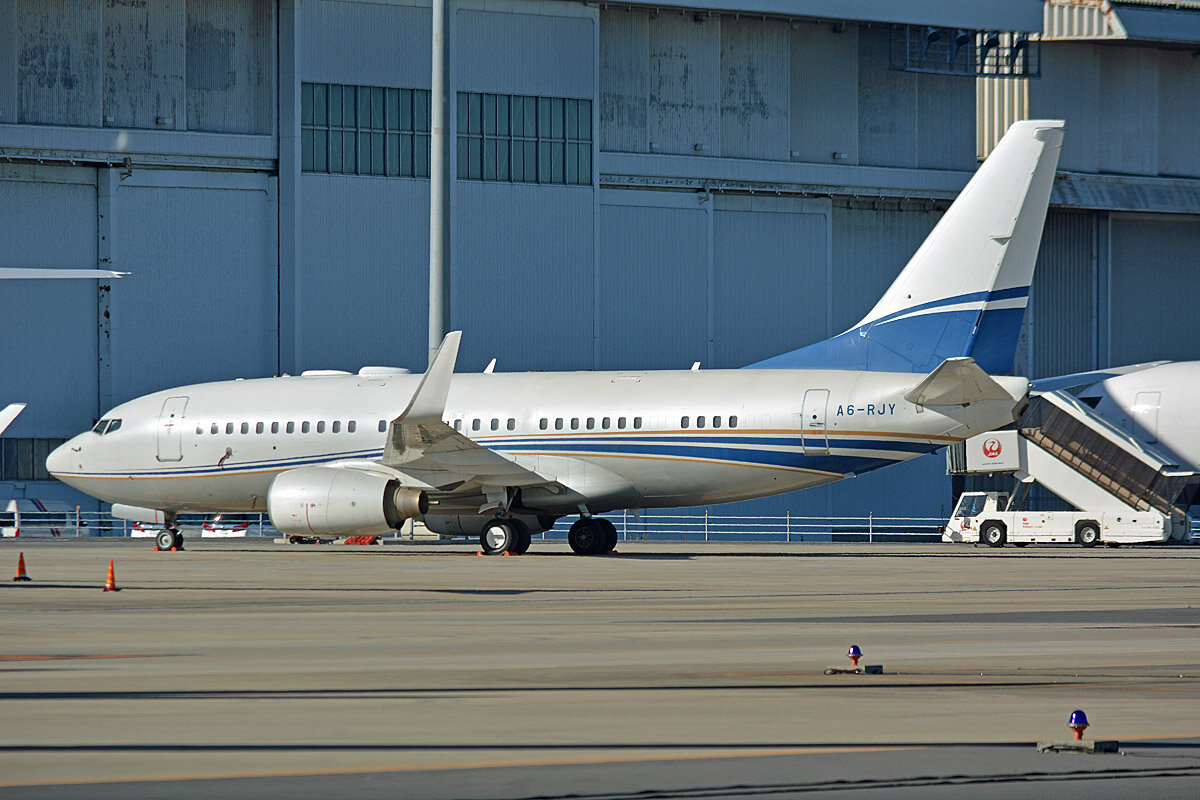 A6-RJY B737-700BBJ Royal Jet : Airplane and Weather Diary