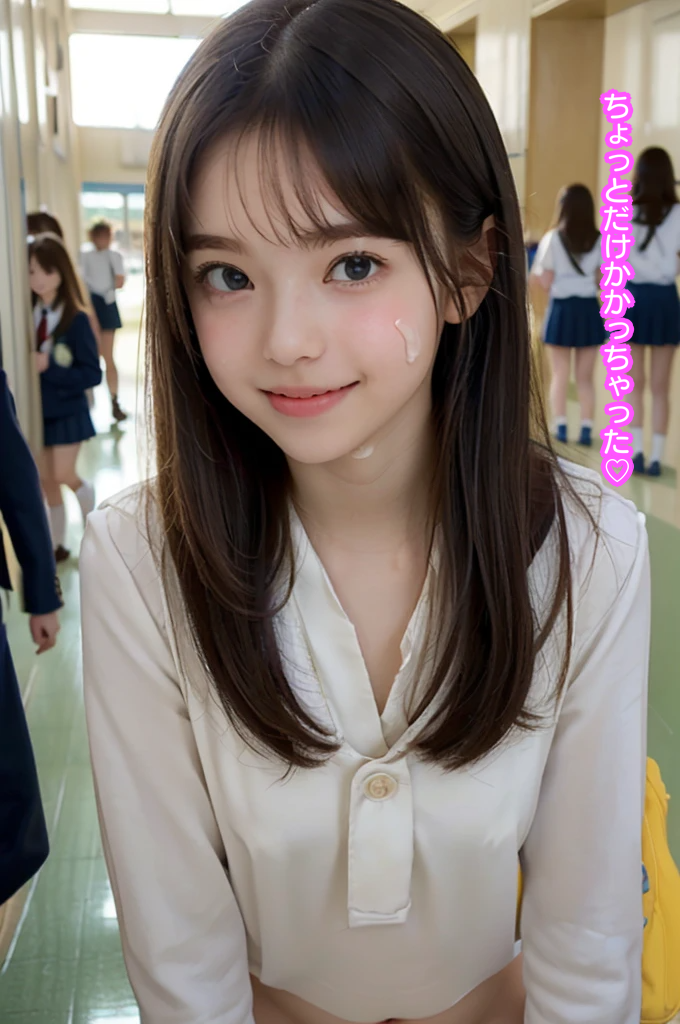 AIイラスト 顔射1 : 白いざわめき