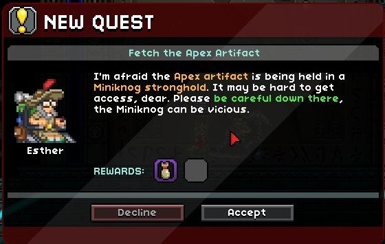 メインクエスト【Fetch The Apex Artifact】攻略 : Starbound 攻略・データ情報ブログ