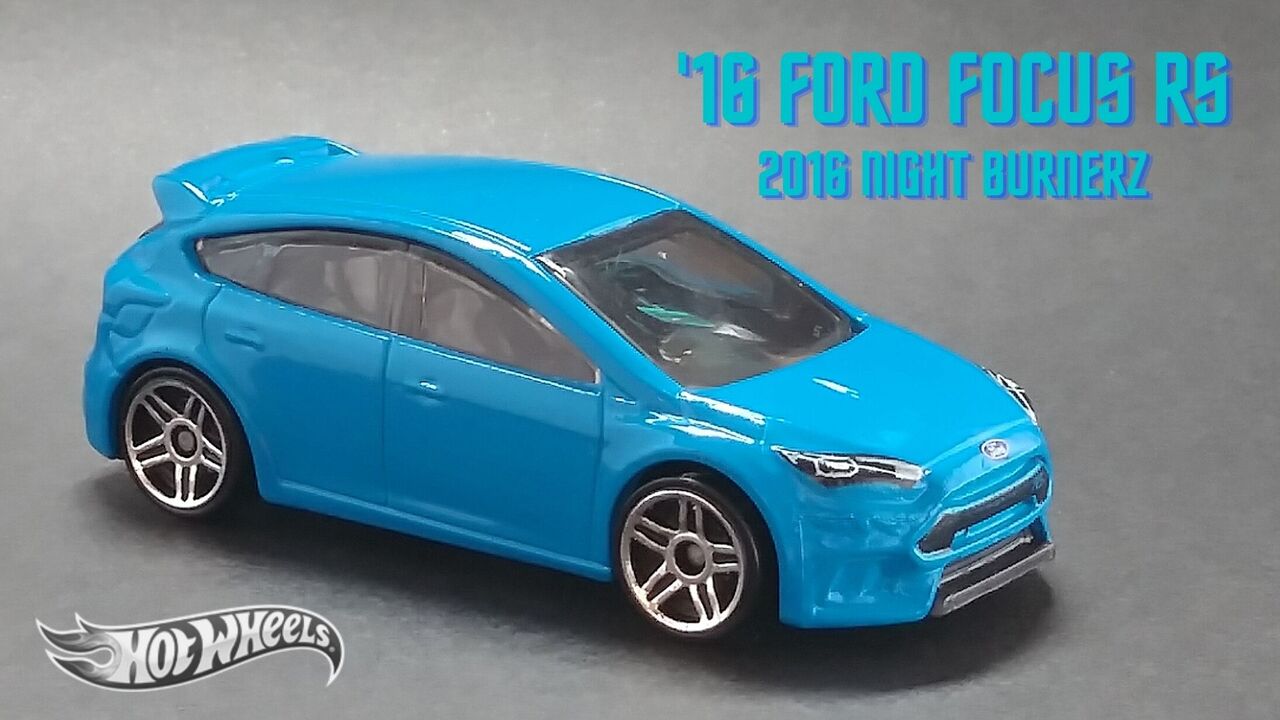 '16 Ford Focus RS 2016 Night Burnerz [DHP07] : Hot WHeeLs & MATCHBOX