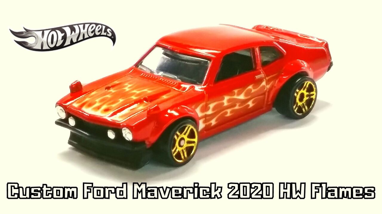 Custom Ford Maverick 2020 HW Flames [GHF52] : Hot WHeeLs & MATCHBOX