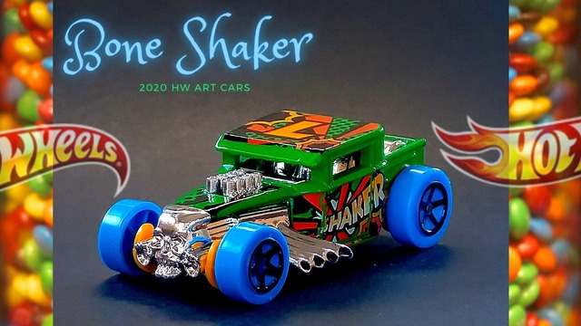 Bone Shaker 2020 HW Art Cars [GHC15] : Hot WHeeLs & MATCHBOX